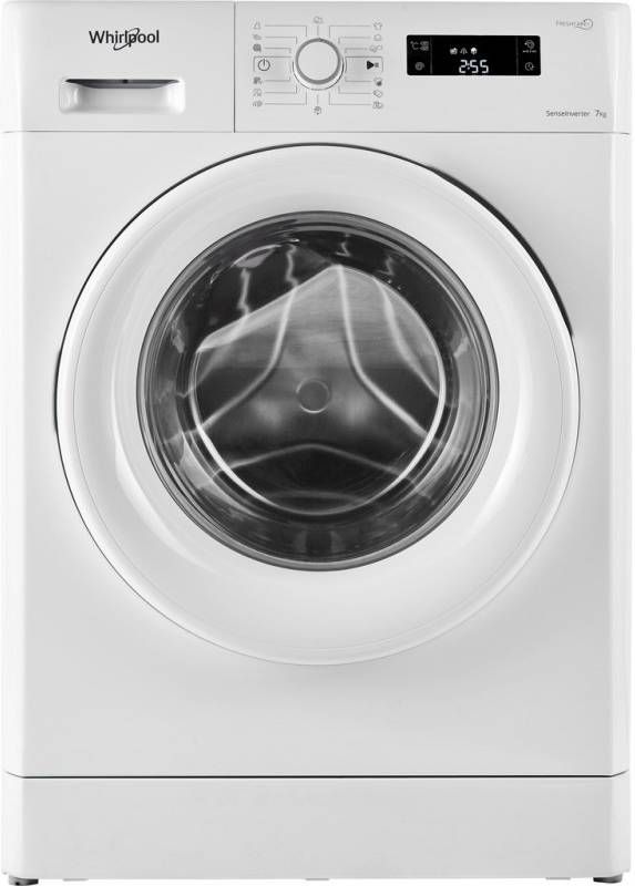 Whirlpool FWF71483W EU wasmachines Wit / zwart - Wasmachinewebshop.be